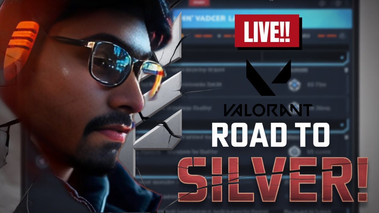 PUSHING RANK TO SILVER LIVE IN VALORANT! |VALORANT | LIVE | - YouTube