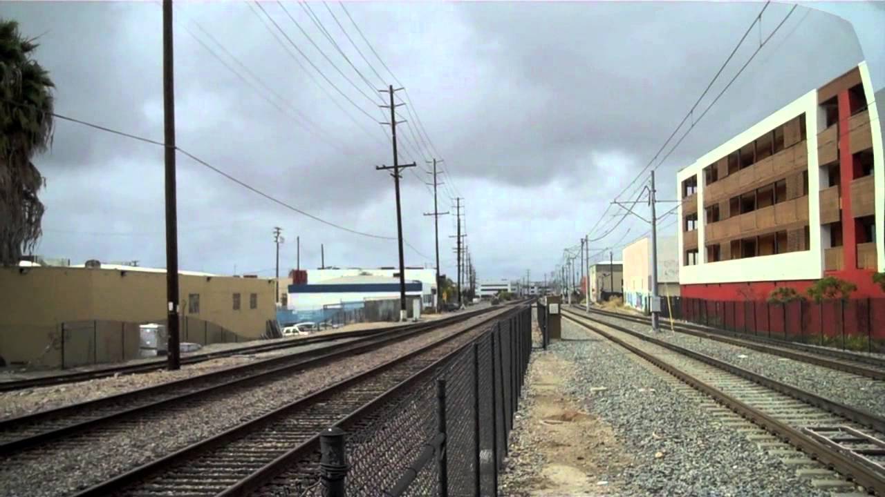 Amtrak P42DC #158 and F59PHI #460 in San Diego, CA - October 2012 - YouTube