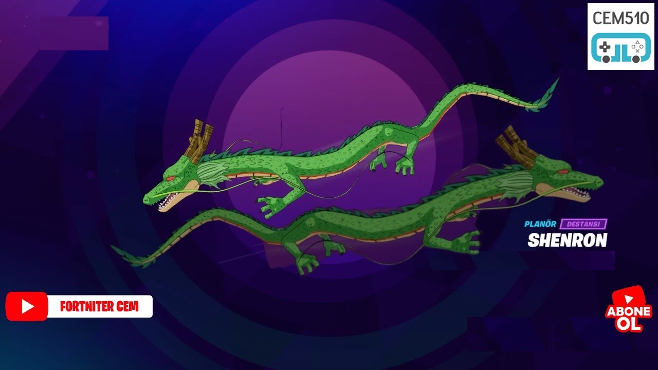 Fortnite Shenron Planör Dragon Ball Görevlerinin Hediyesi - YouTube