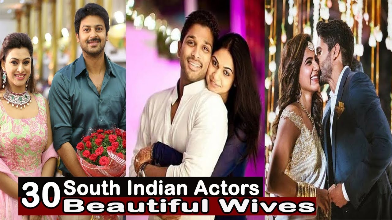 South Indian Actors Wife - 30 Most Beautiful Wives Of South Indian ...