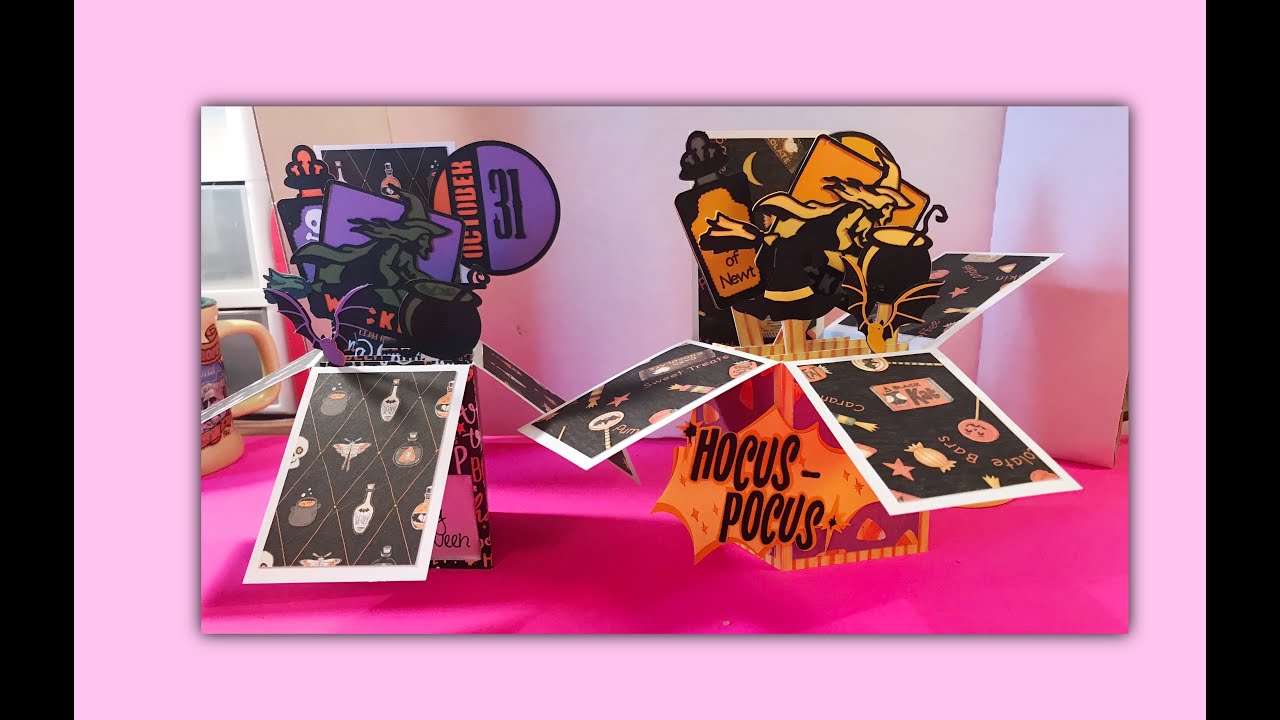 Pop-up Box Card with Cricut - YouTube