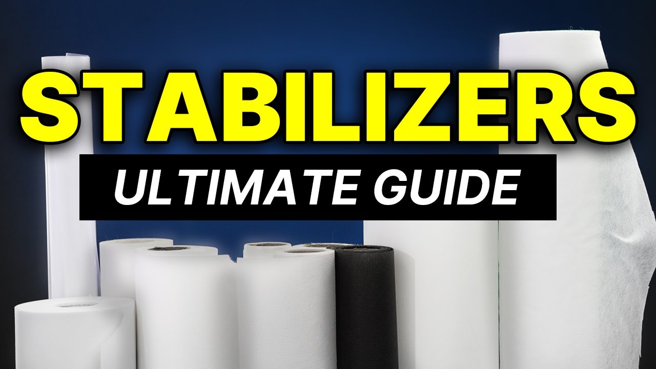 Top 5 Stabilizers for Embroidery Machine - YouTube