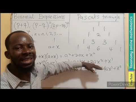 Introduction to Binomial Expressions || Binomial Series/Theorem || Pascal's Triangle - YouTube
