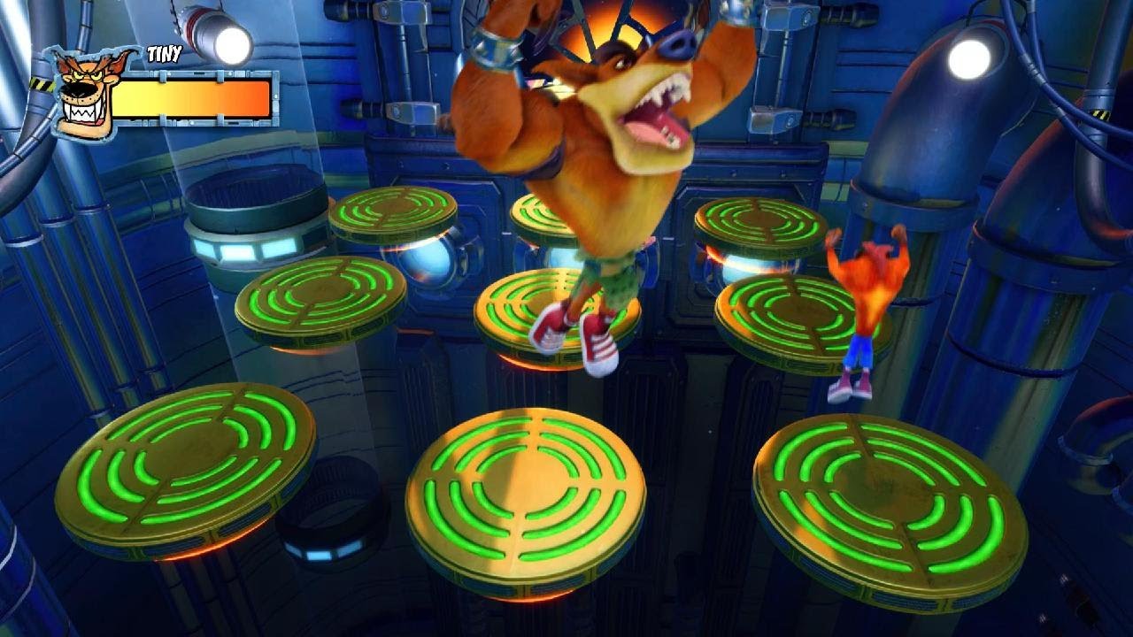 Crash Bandicoot N. Sane Trilogy PS5-Cortex Strikes Back-Crash VS Tiny Tiger - YouTube