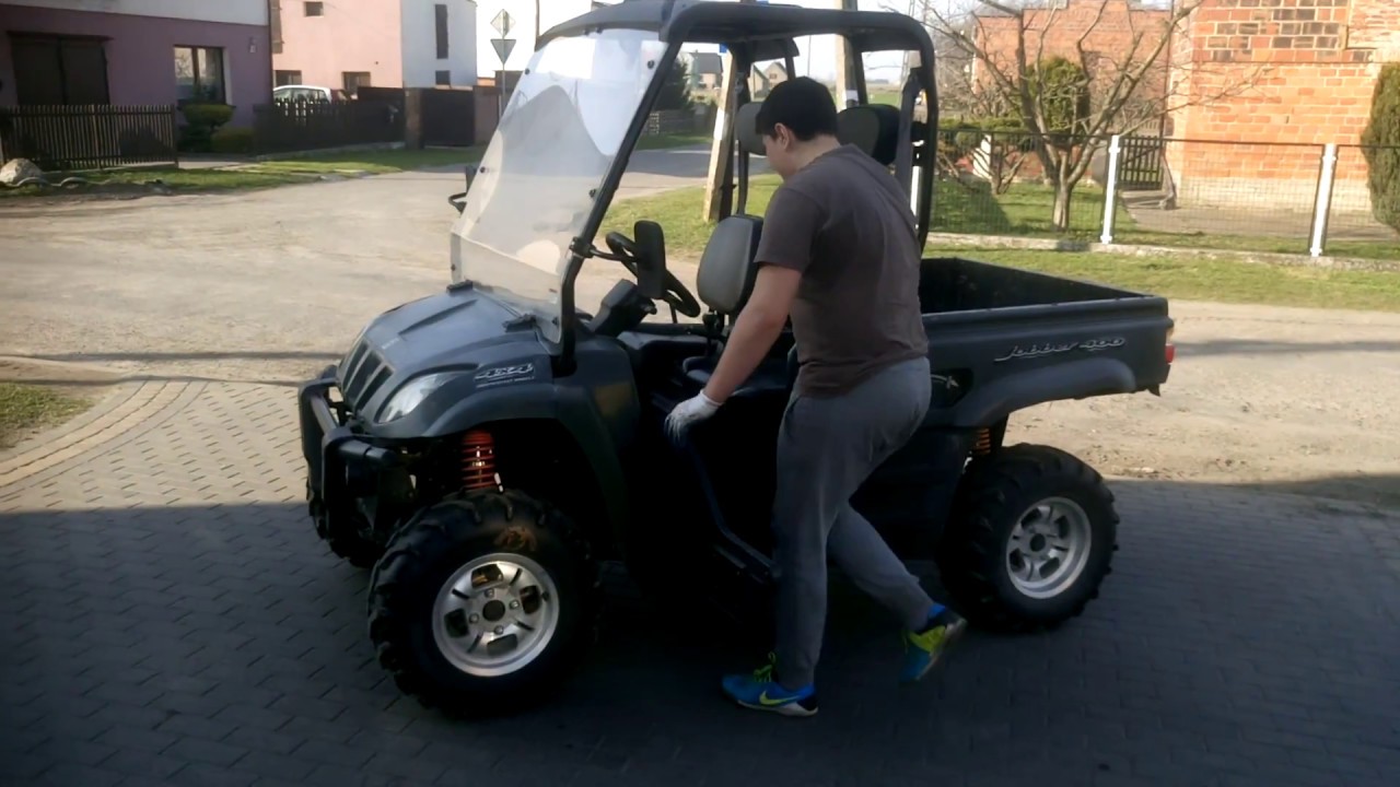 Quad/Baggy Hytrack Robber 400 4x4! Super zabawka! Prezentacja - YouTube