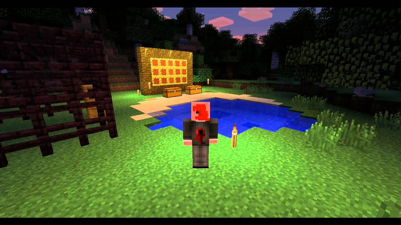 Scary minecraft pig skin! - YouTube