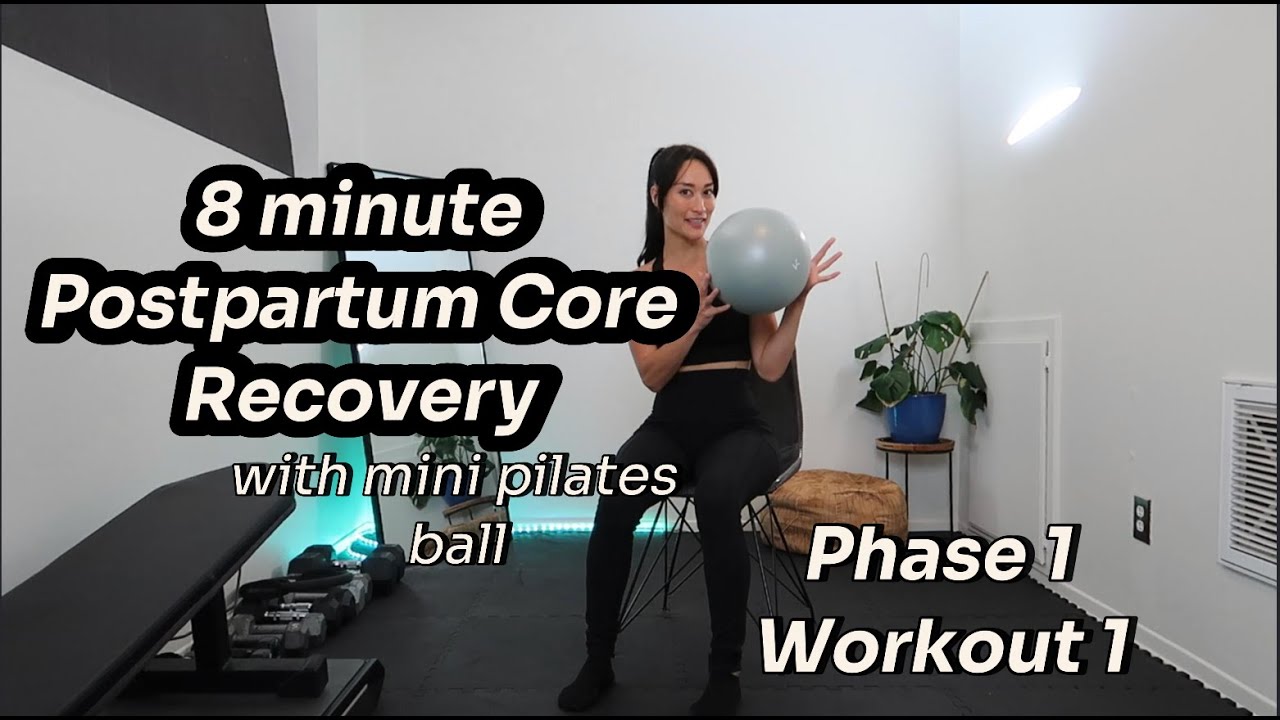 8 min Postpartum Core recovery: Workout 1 progression - YouTube