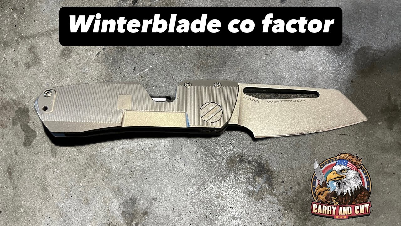 This knife runs on MAGNETS. The Winterblade co factor review ! - YouTube