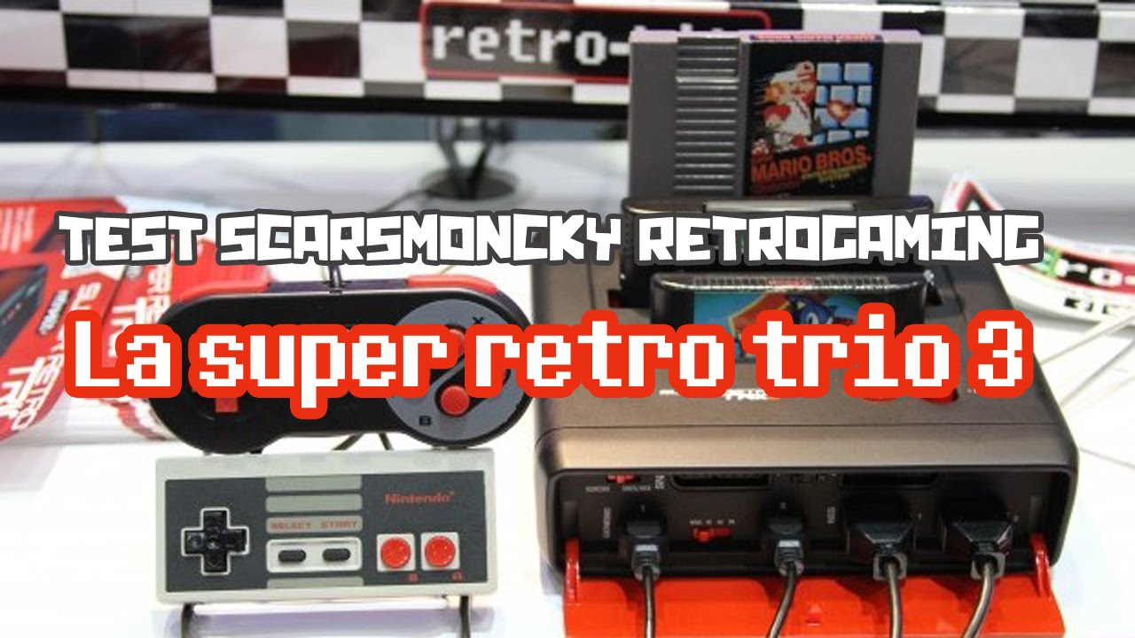 Test de la Super Retro Trio 3 - Scarsmoncky retrogaming - YouTube
