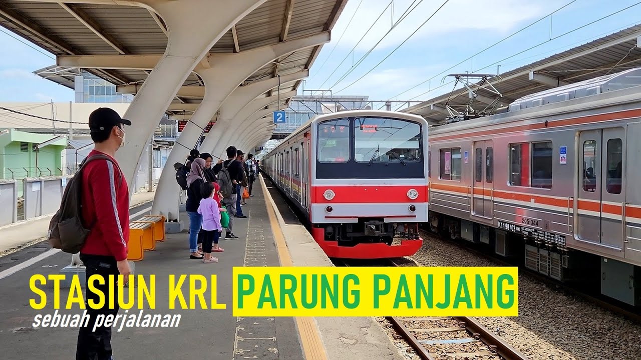 Explore Walk Parung Panjang Station Stasiun Commuterline KRL ...