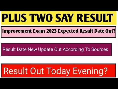 plus two say exam result 2023|say exam result 2023|plus two improvement ...