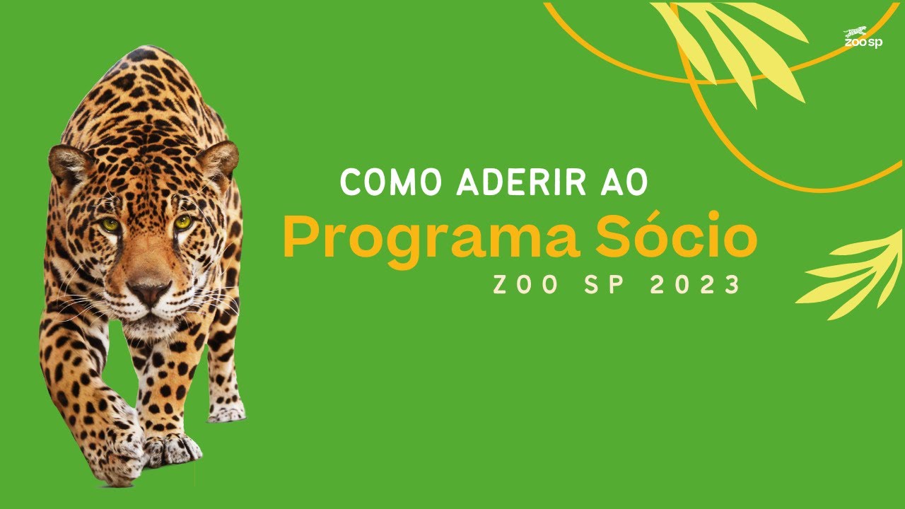 Como aderir ao Programa Sócio Zoo SP! 🐆 - YouTube