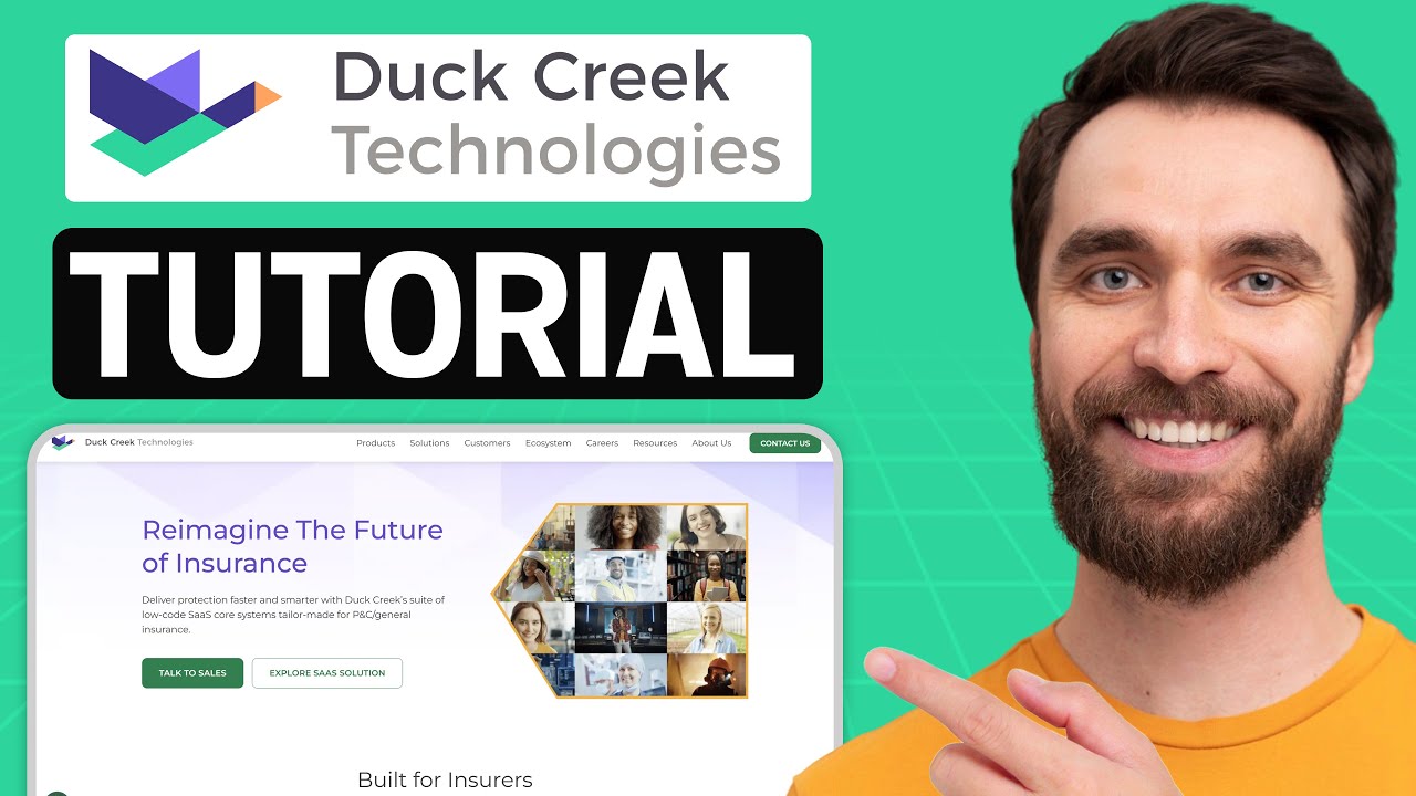 Duck Creek Tutorial for Beginners (2025) | Insurance Software Demo ...