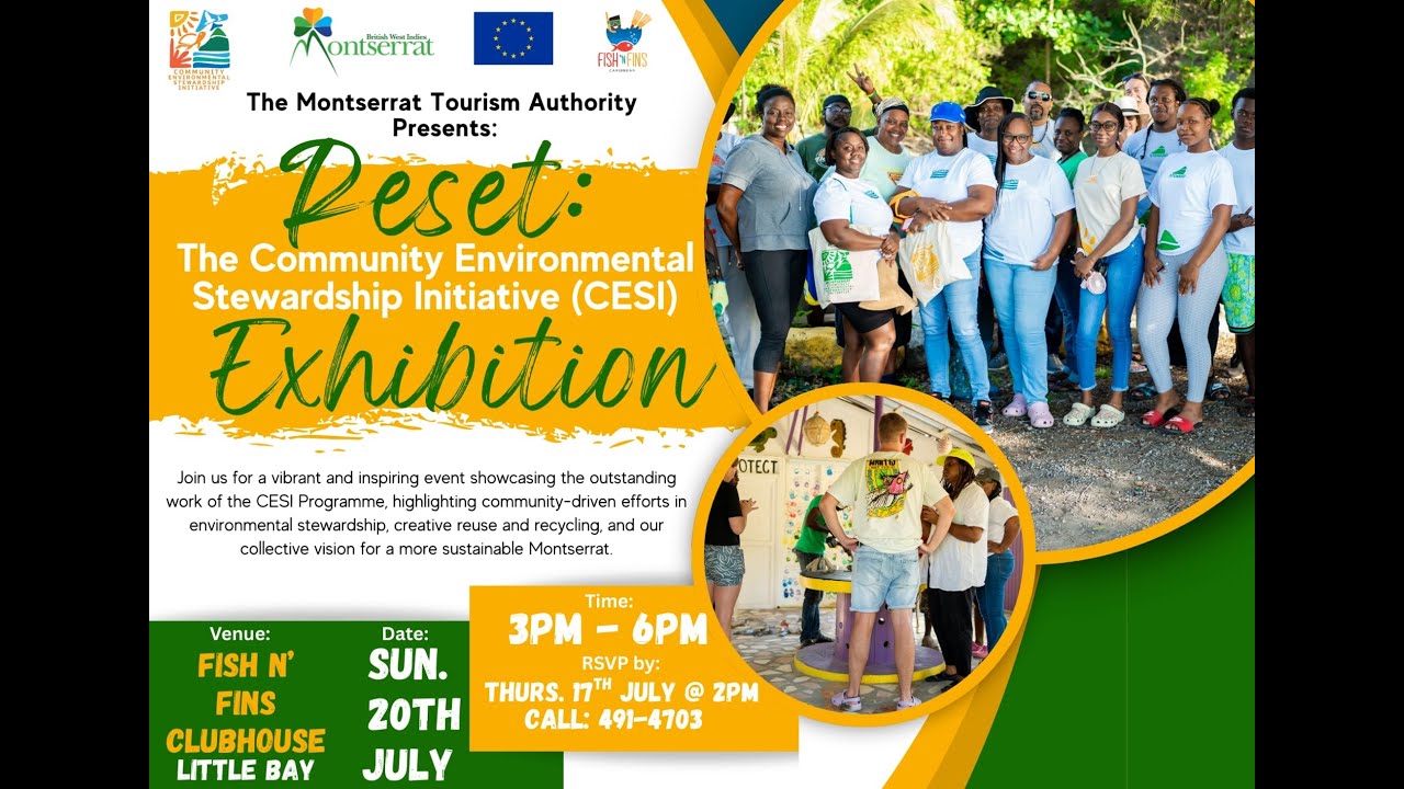 The Montserrat Tourism Authority Presents Reset CESI Exhibition July ...