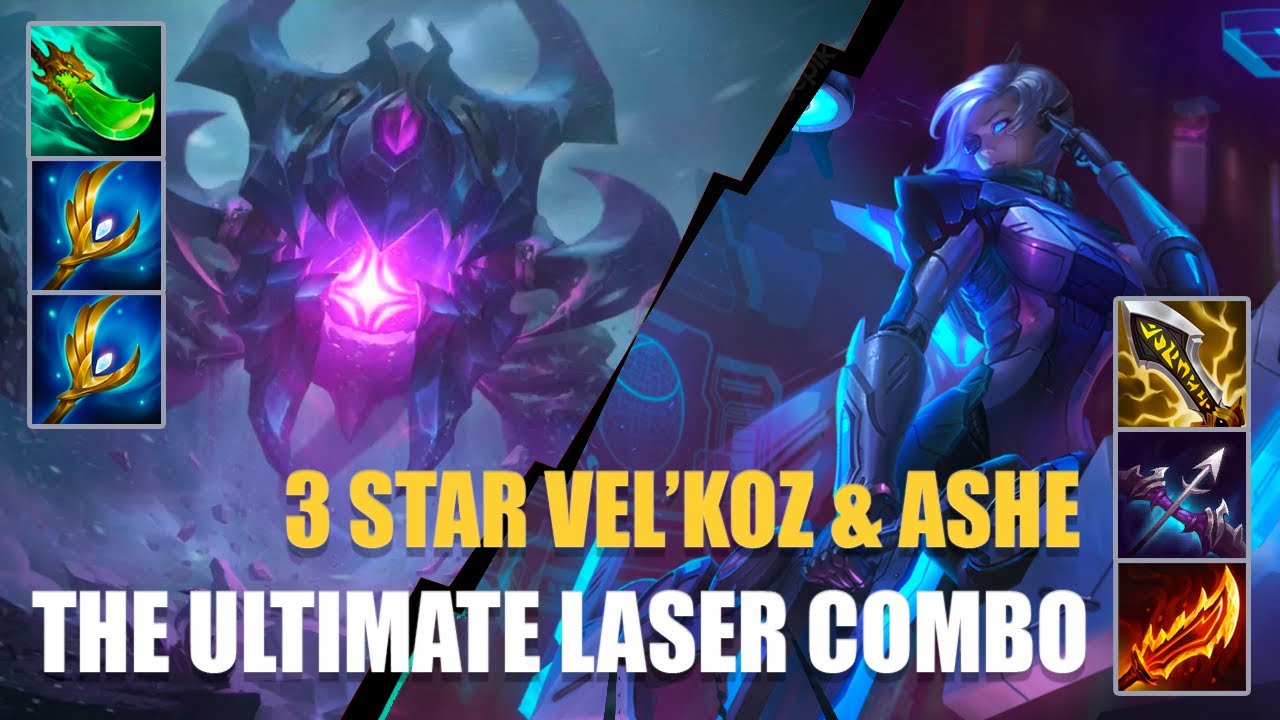 Laser Death Ray Go! 6 LaserCorps & 3 Civilian 4 Mascot Vel'Koz TFT Duos ...