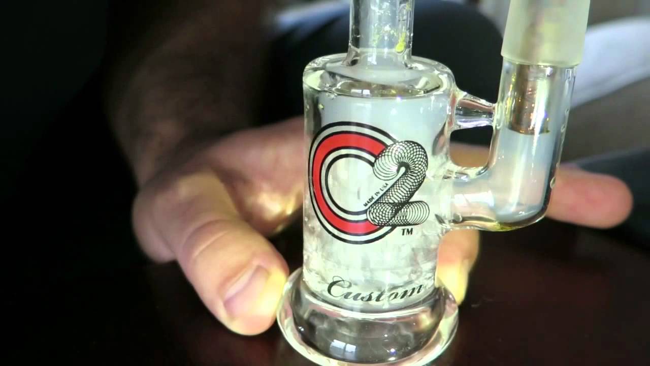 Dabs of Shatter On My Custom Creations Palm Rig - YouTube