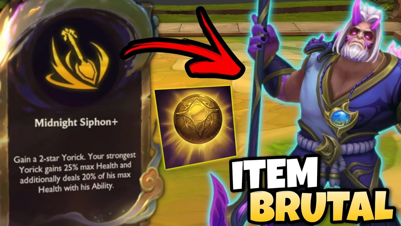 EL MEJOR ITEM en YORICK lo VUELVE un MONSTRUO en TFT SET 11 - YouTube