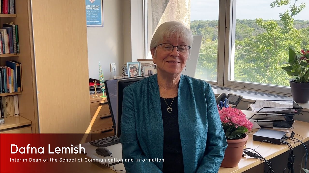 Interim Dean Dafna Lemish Welcomes Students to the Fall 2022 Semester ...