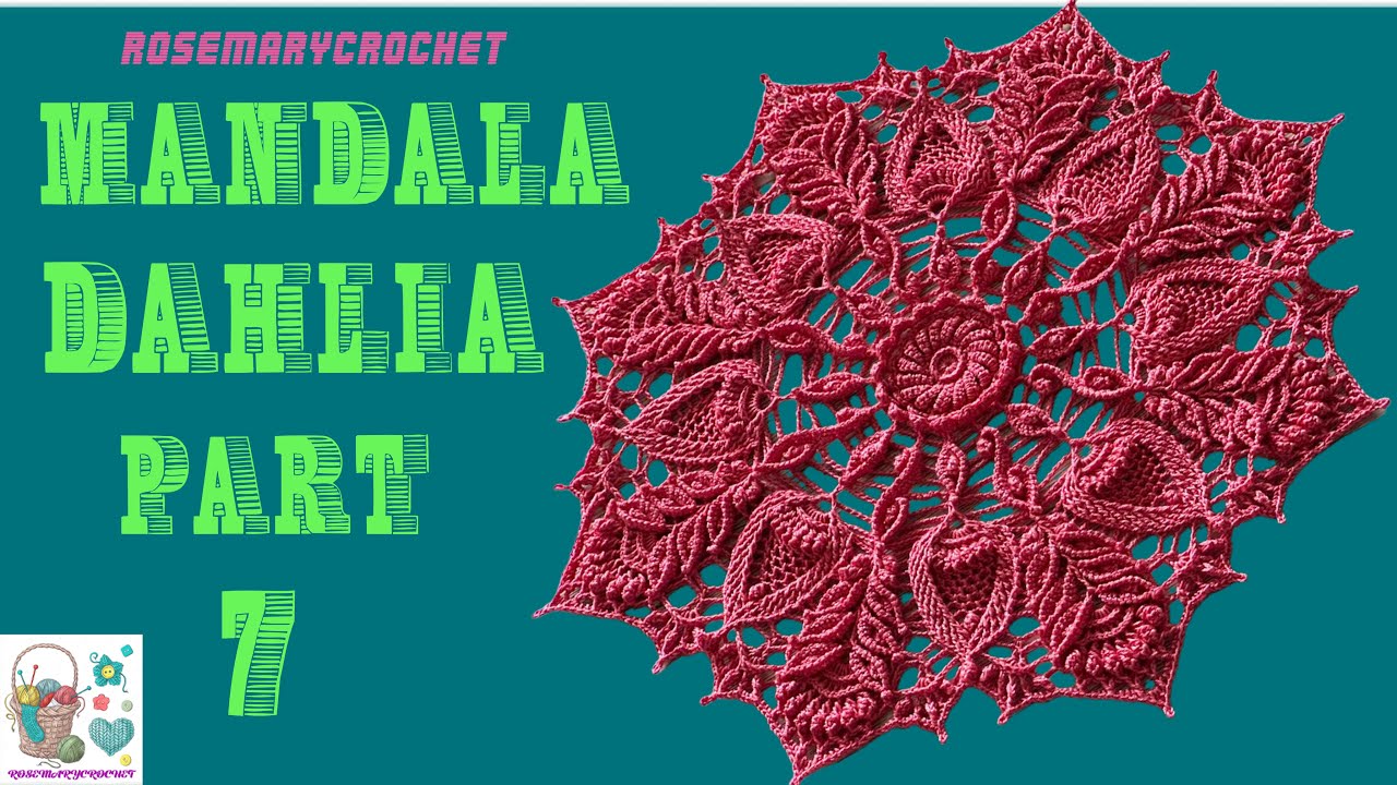 MANDALA DAHLIA TUTORIAL PART 7 آموزش ماندالا دالیا قسمت ۷ - YouTube