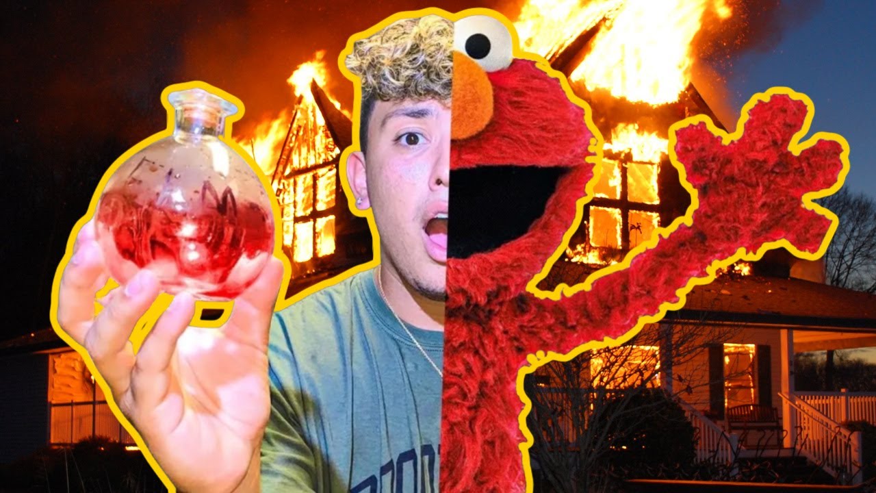 I TURNED INTO EVIL ELMO.. - YouTube
