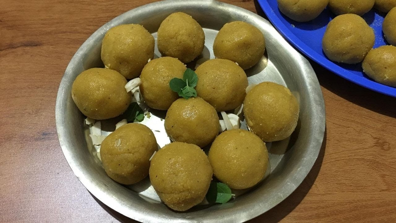 Laha Laddu | Lisa Laddu Recipe | Gujarati Traditional Laddu Recipe ...