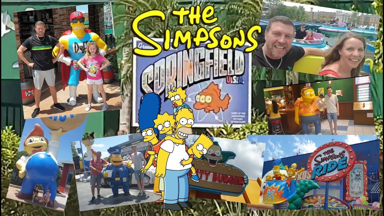 The Simpsons Land @ Universal Studios Orlando - YouTube