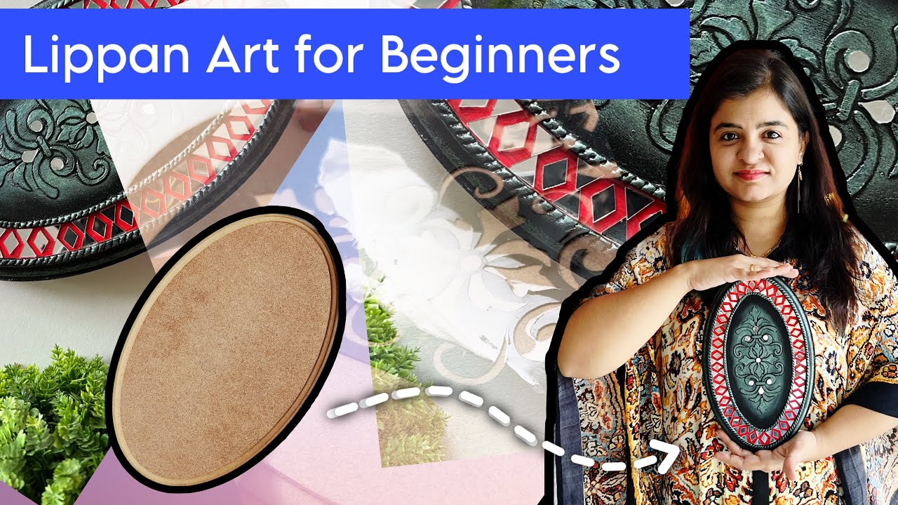 Lippan Art for beginners | Easy and Beautiful Lippan art | DIY Idea for ...