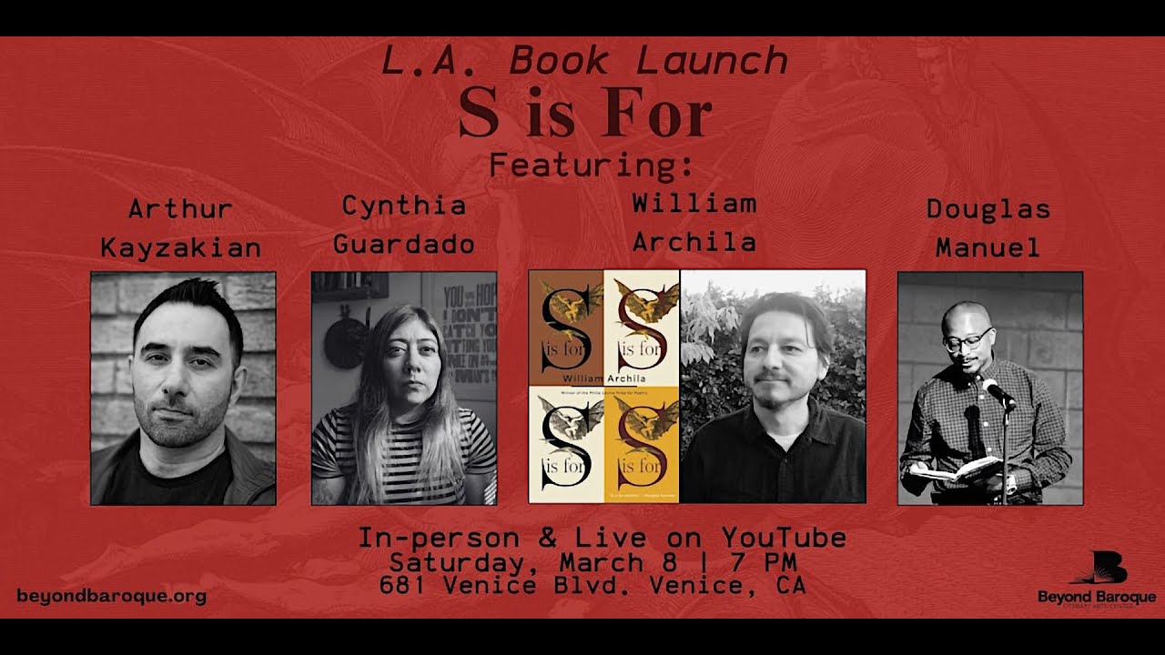L.A. Book Launch: S is For by William Archila - YouTube