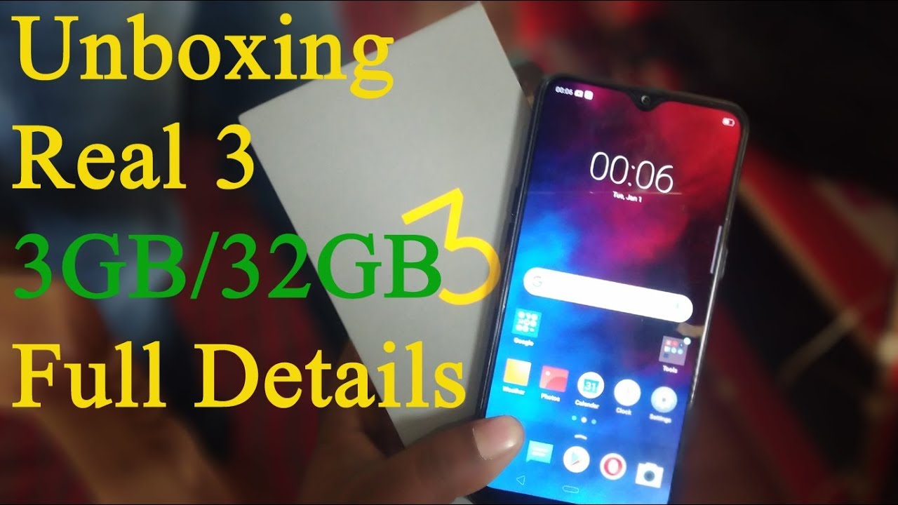 Unboxing Realme 3 3GB/32GB Full Details and review - YouTube