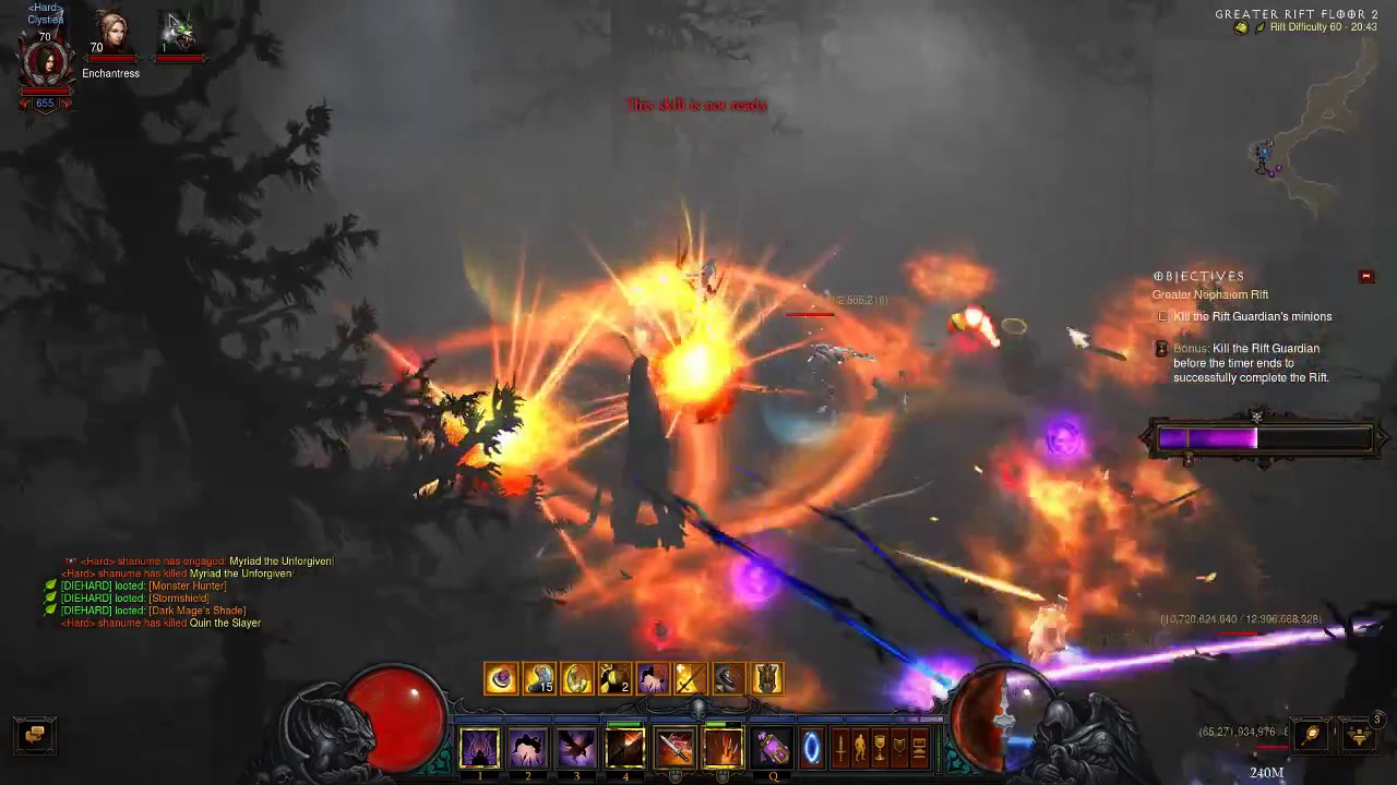 Demon Hunter from diablo 3 RoS, Dagger build - YouTube