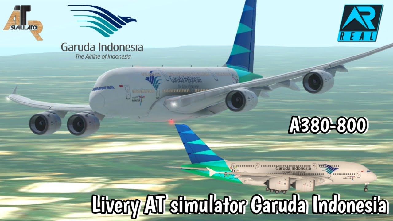 RFS || Livery AT simulator A380 800 Garuda Indonesia || Takeoff - YouTube