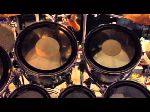 Blind drummer and his huge drum kit - YouTube