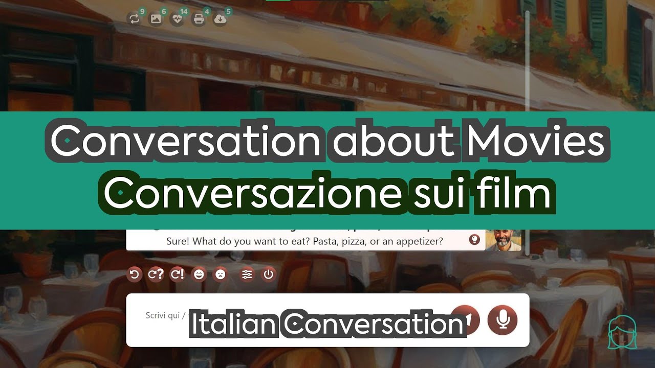 Italian Conversation - Conversation about Movies - Beginner Level - YouTube