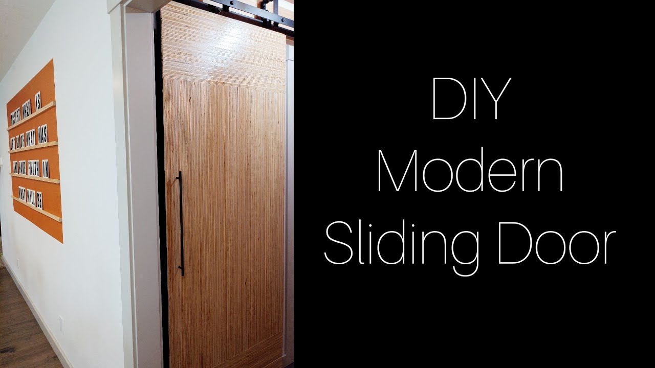 "DIY Modern Sliding Door | Step-by-Step Guide to Building a Stylish ...