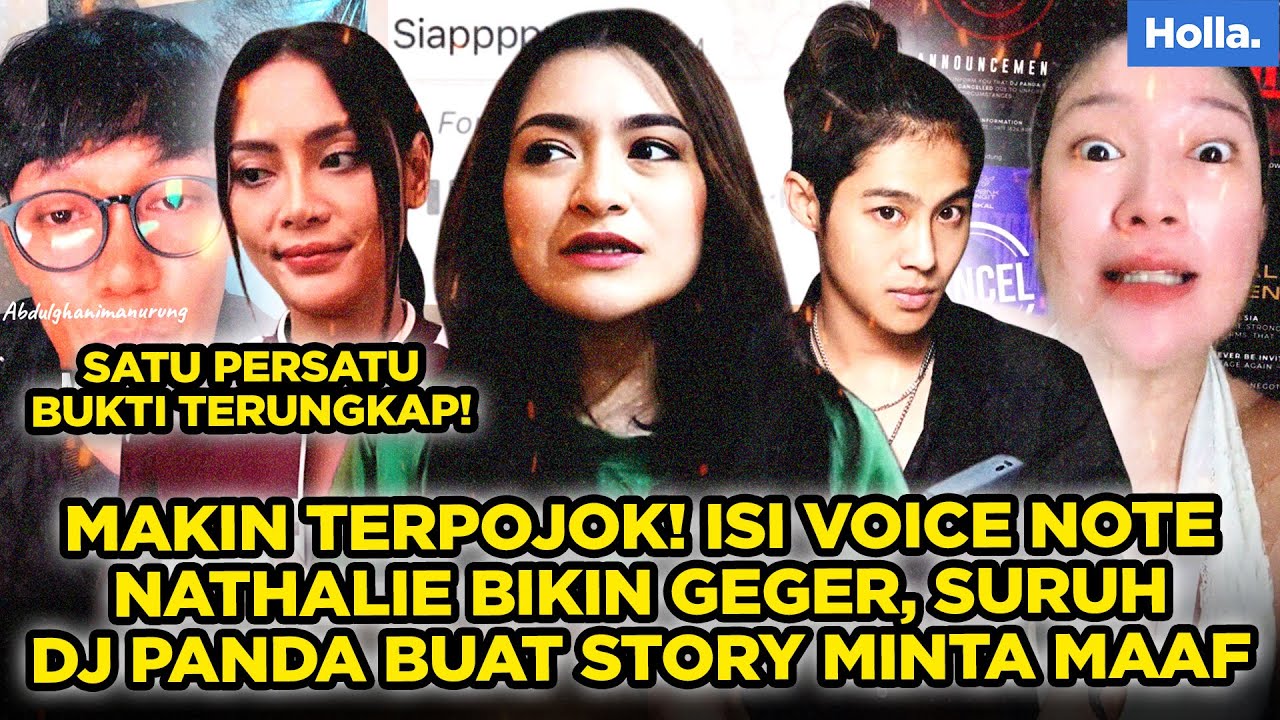 MAKIN TERPOJOK! ISI VOICE NOTE NATHALIE HOLSCHER BIKIN GEGER, SURUH DJ PANDA BUAT STORY MINTA ...