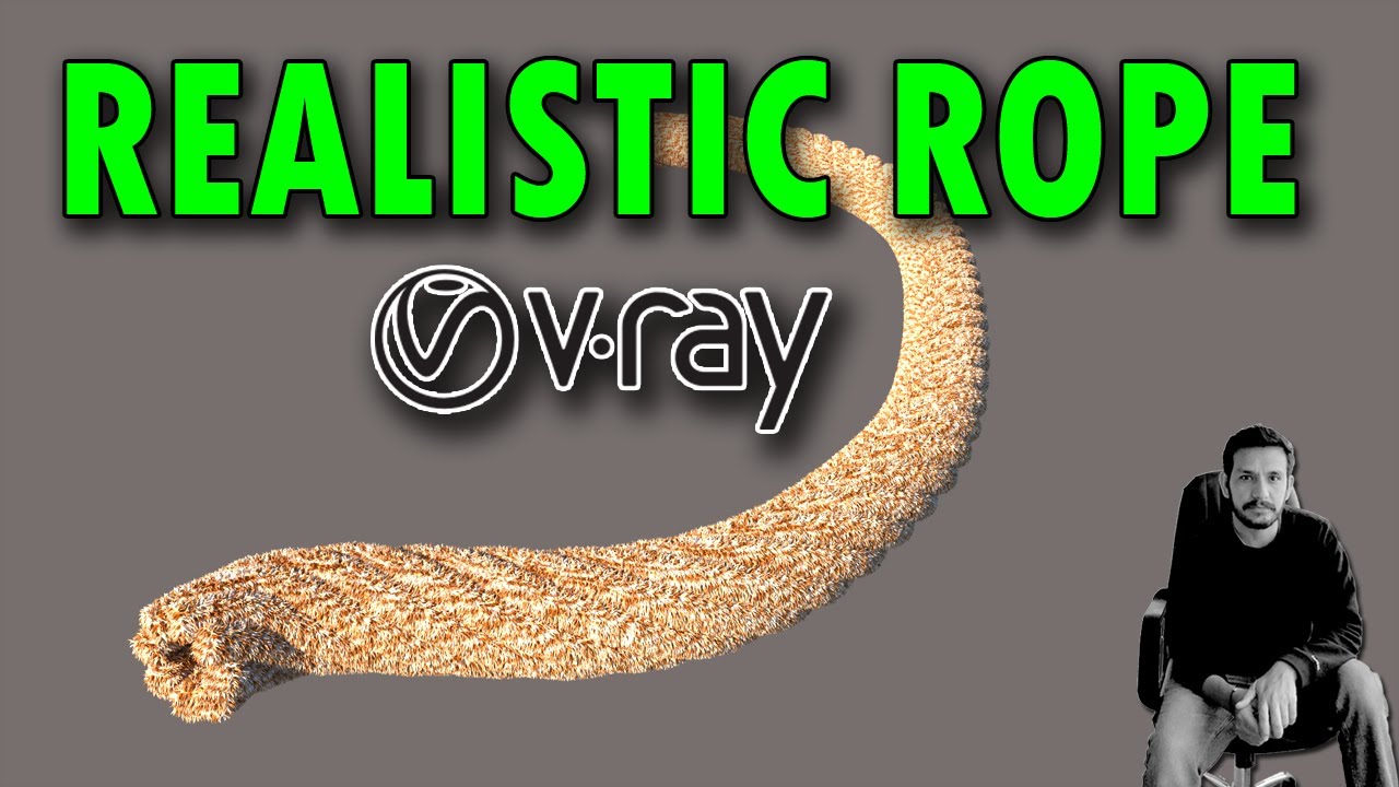 Realistic 3D Rope in VRAY - YouTube