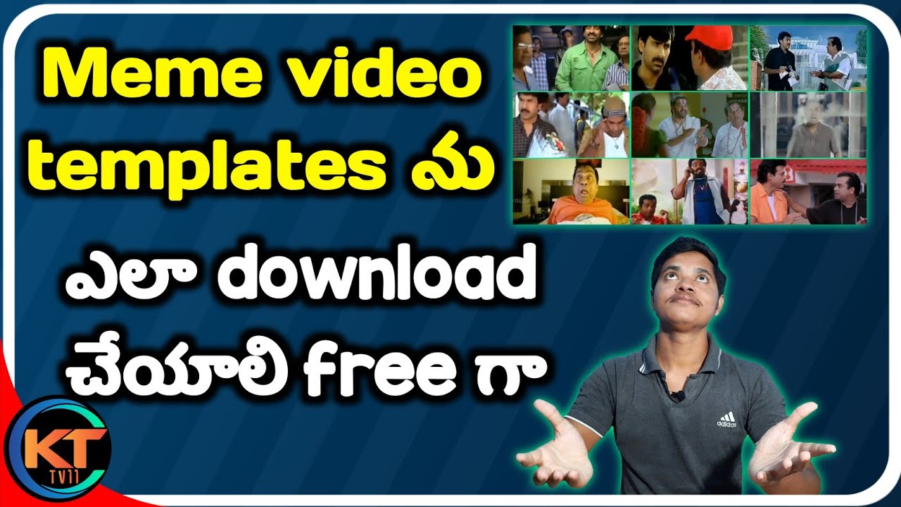 How to download meme video clips for free in Telugu - YouTube