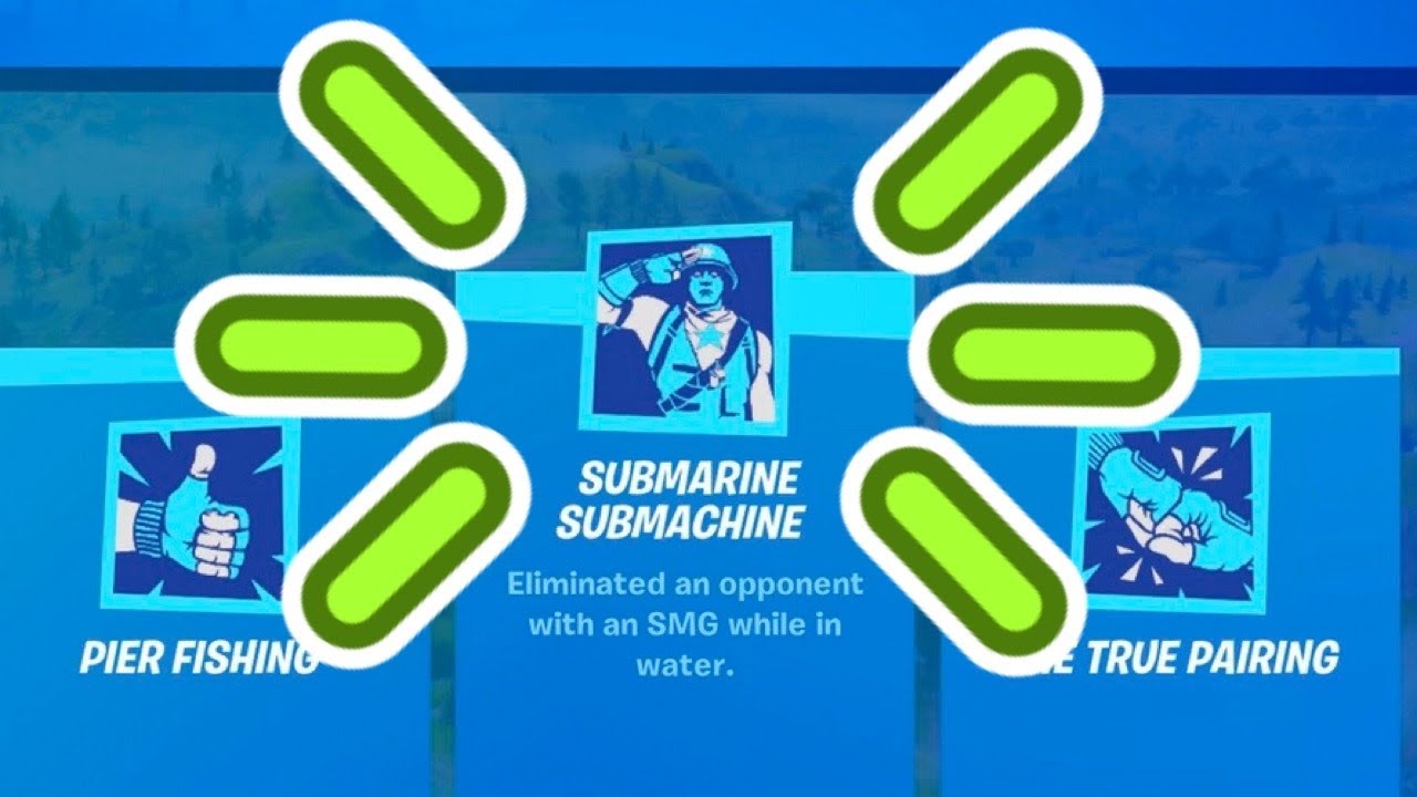 Fortnite Achievements: Getting that Submarine Submachine Achievement ...