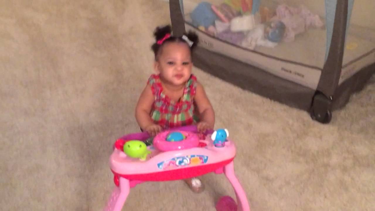 Alahni taking steps - YouTube