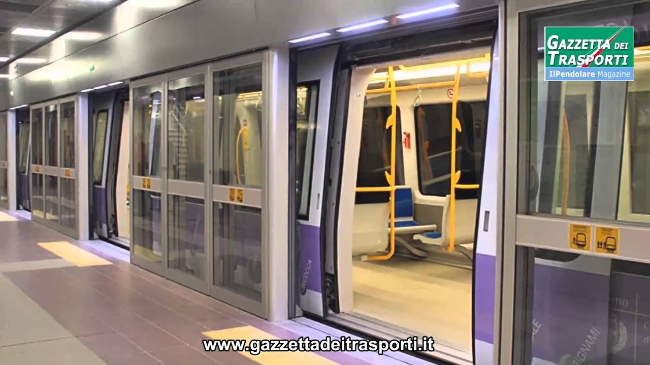 La metro 5 lilla di Milano apre da Bignami a San Siro - YouTube