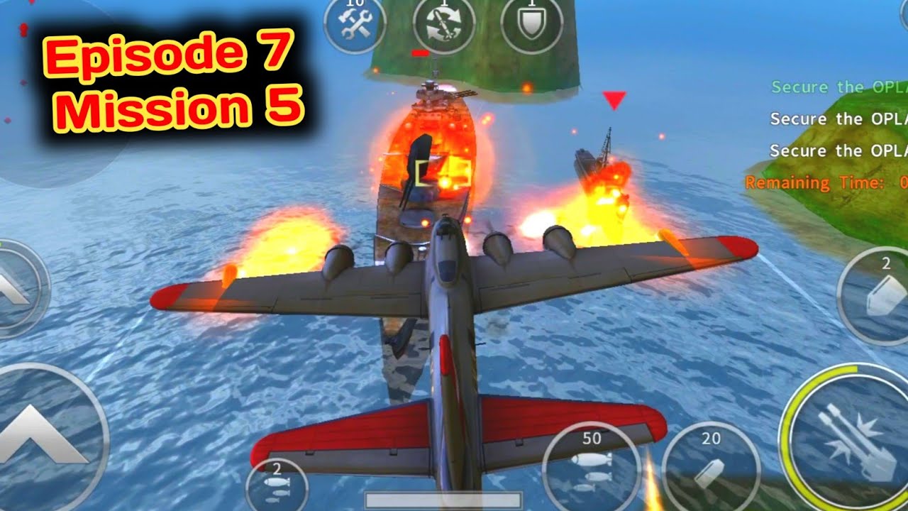 GUNSHIP BATTLE - Flying Fortrees in Episode 7,Mission 5 to Secure ...