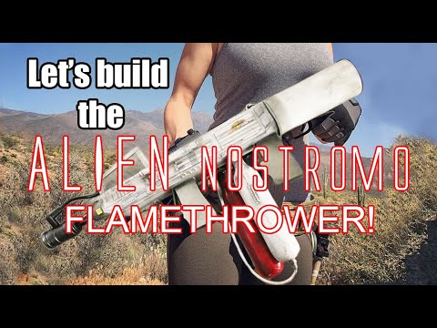 ALIEN FLAMETHROWER FULLSIZE PROP REPRODUCTION TUTORIAL (HD) - YouTube