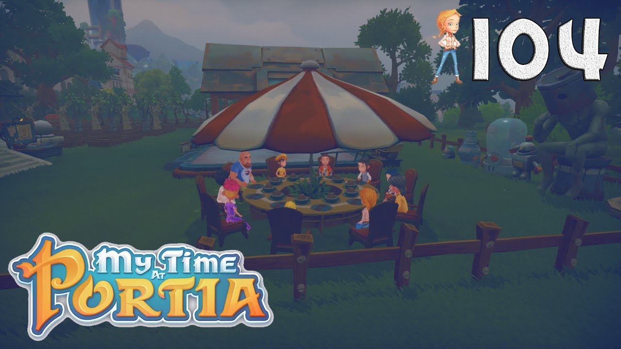 My Time at Portia Let's Play FR - Le Banquet d'Anniversaire #104 - YouTube