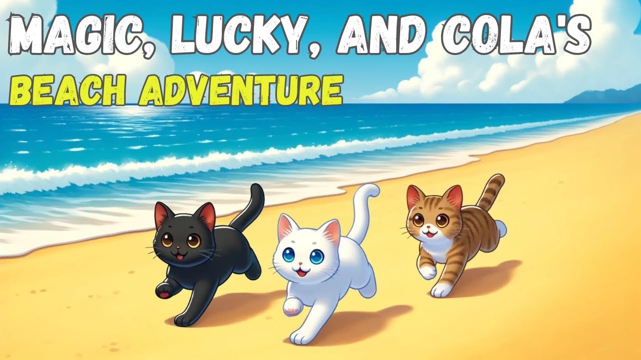 Magic, Lucky, and Cola's Beach Adventure - YouTube