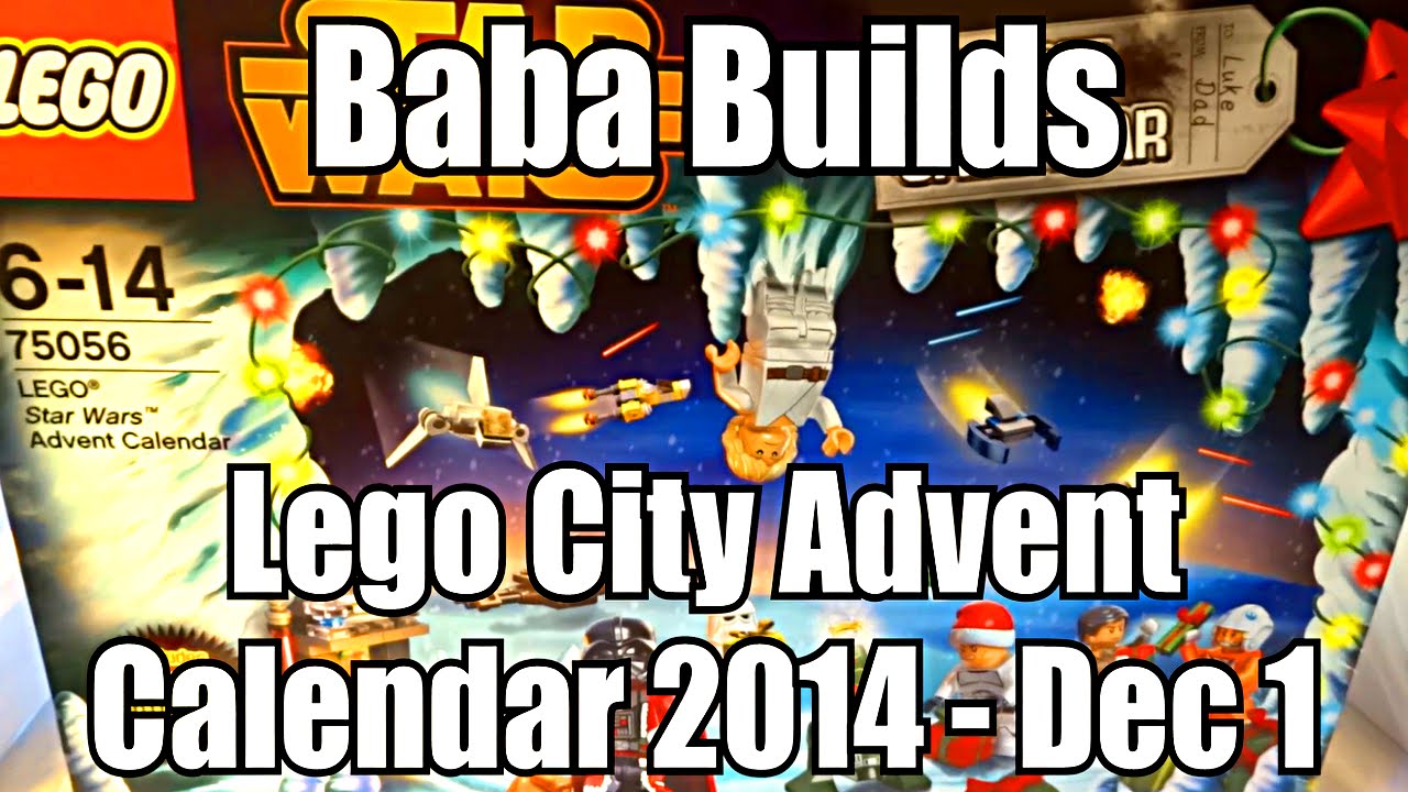 Lego Star Wars Advent Calendar 1 Dec 2014 (75056) - YouTube