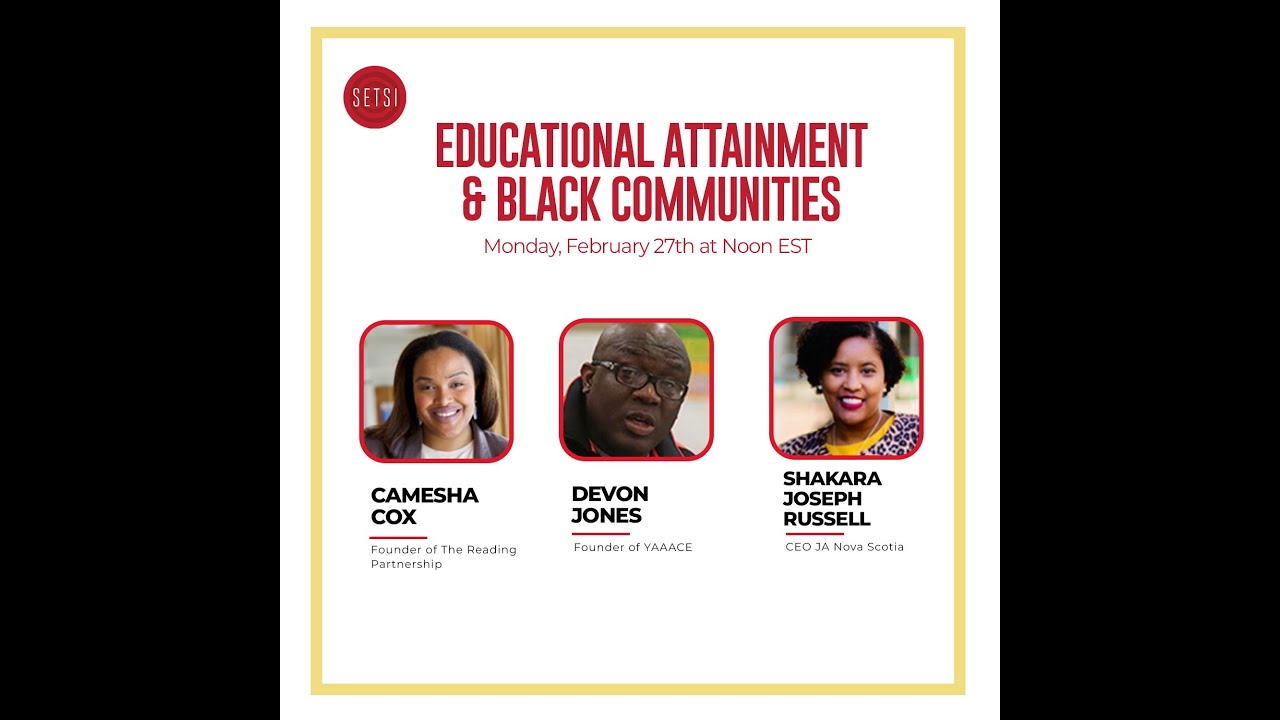 EDUCATIONAL ATTAINMENT & BLACK COMMUNITIES - YouTube
