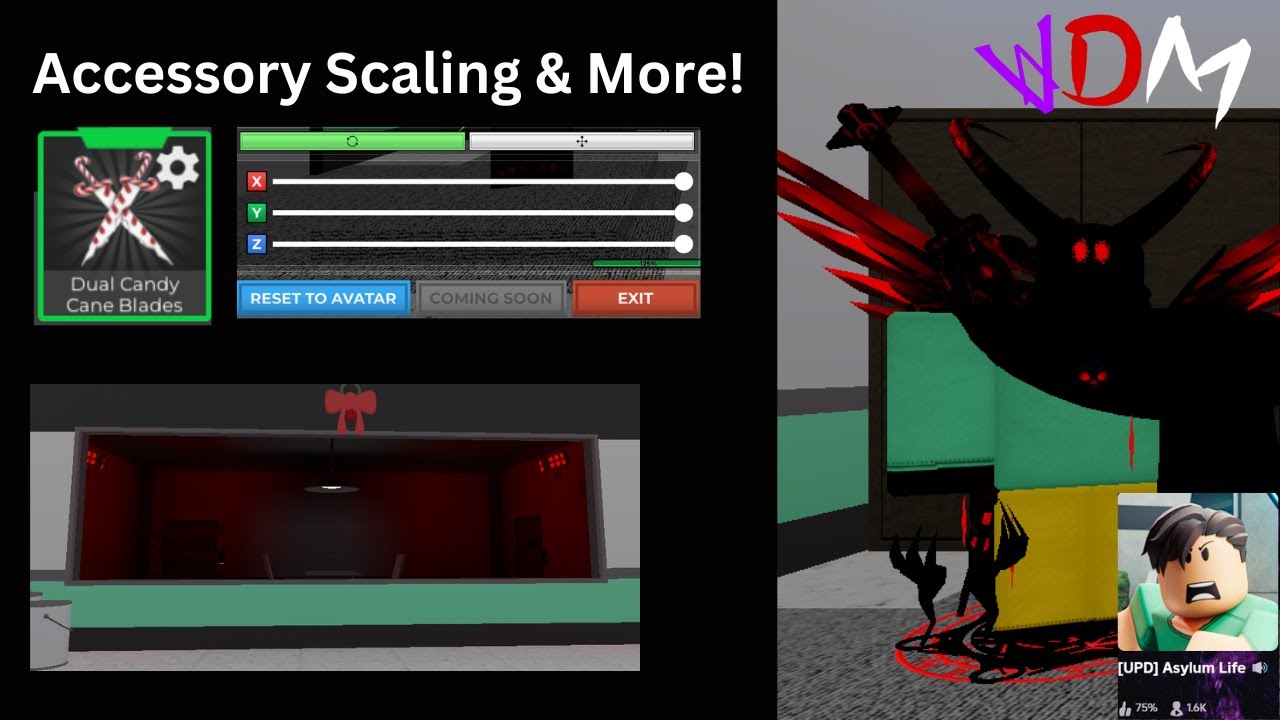 Asylum Life Update & Tutorial: Accessory Scale, Interrogation Room ...