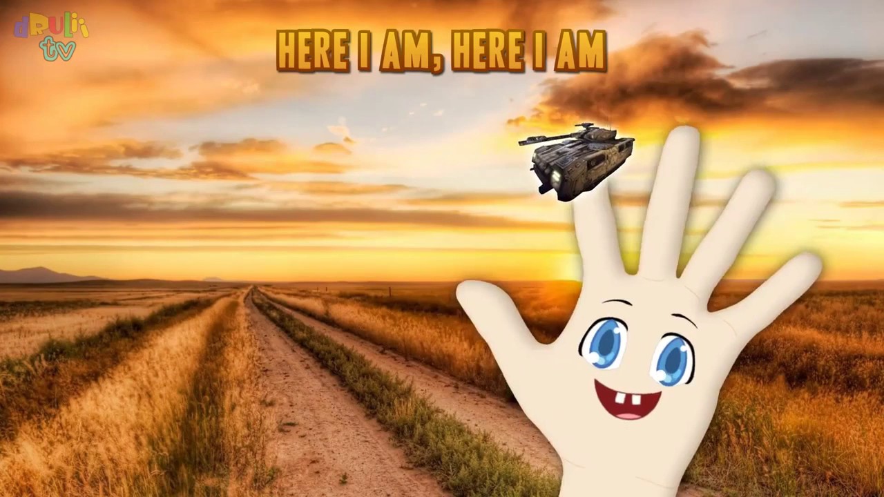 Tank Finger Family ♪ Animated Songs For kids Nursery Rhymes Full ...