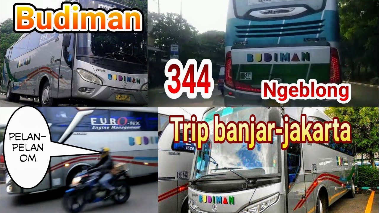Bus Budiman super eksekutif, trip banjar-jakarta ngeblong - YouTube