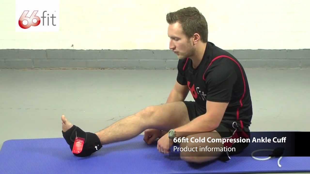 Ankle Cold Compression Cuff/Support - 66fit - YouTube